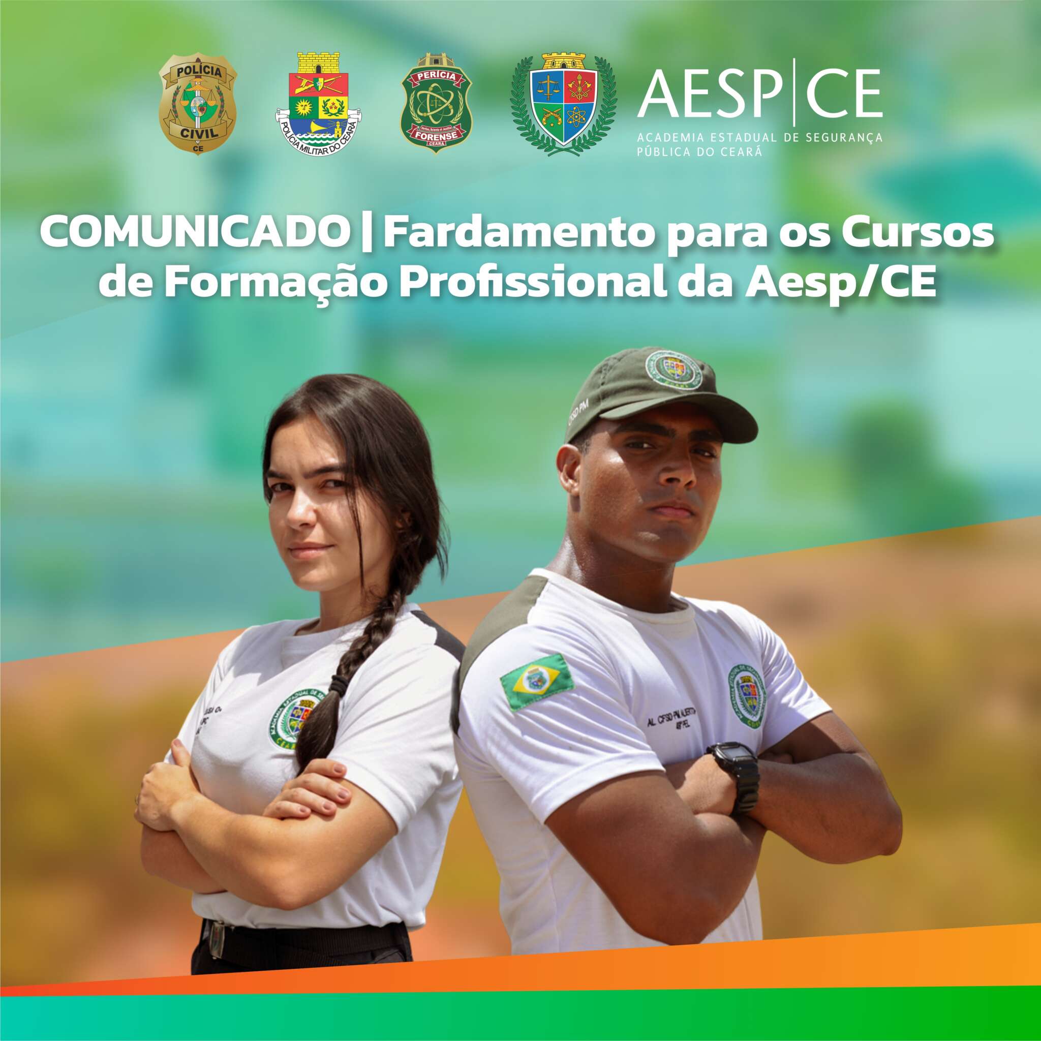 Fardamento para os Cursos de Formação Profissional da Aesp/CE ...